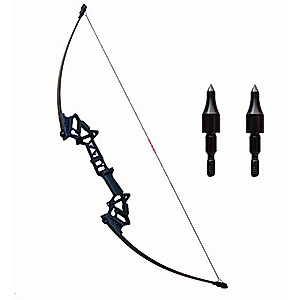 Erewa Pack of 24 Black Screw-in Archery Field Points Arrow for Target Practice Shooting,100 Grain Each