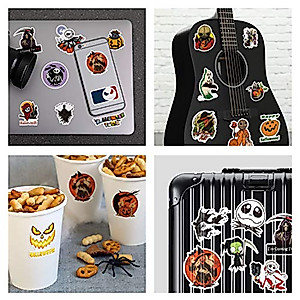 Halloween Stickers, 60PCS Waterproof Vinyl Stickers for Laptop Water Bottle Computer Skateboard Phone Case