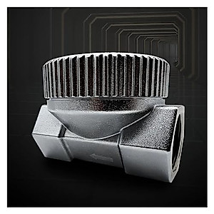 Flow Meter Aluminum Alloy High Precision Electronic Digital LCD Fuel Gauge Methanol Oil Flow Meter DN20MM Blue Circular Flowmeter High Stability and Convenient Operation