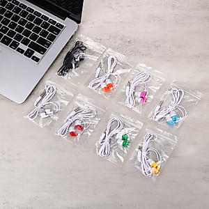 Ladont 100 Pack Bulk Kids Earbuds for Classroom, Student Wired Headphones in Ear Earbuds for School Librariy, 3.5mm Multi Colored Wholesale Earphones for Chromebook Laptop PC