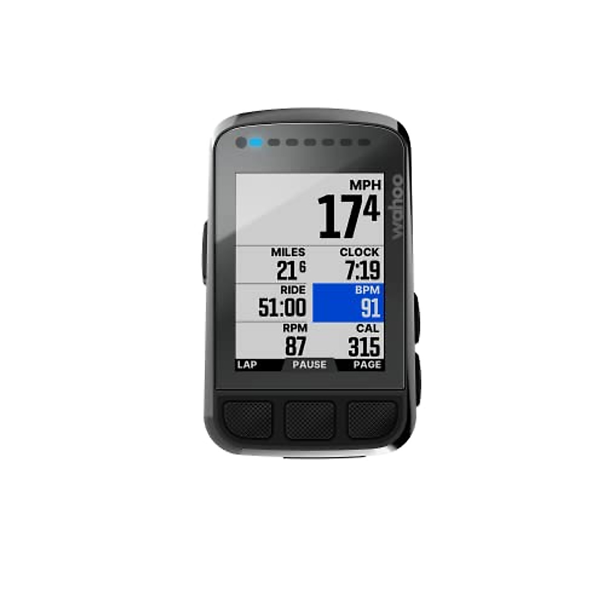Wahoo ELEMNT Bolt V2 GPS Cycling/Bike Computer, Black