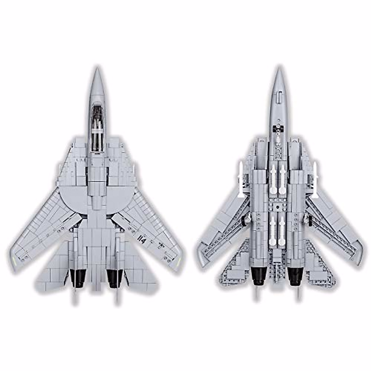 COBI Top Gun F-14A Tomcat Fighter Plane - 1:48 Scale 754 Piece Building Set with Maverick and Goose Figures