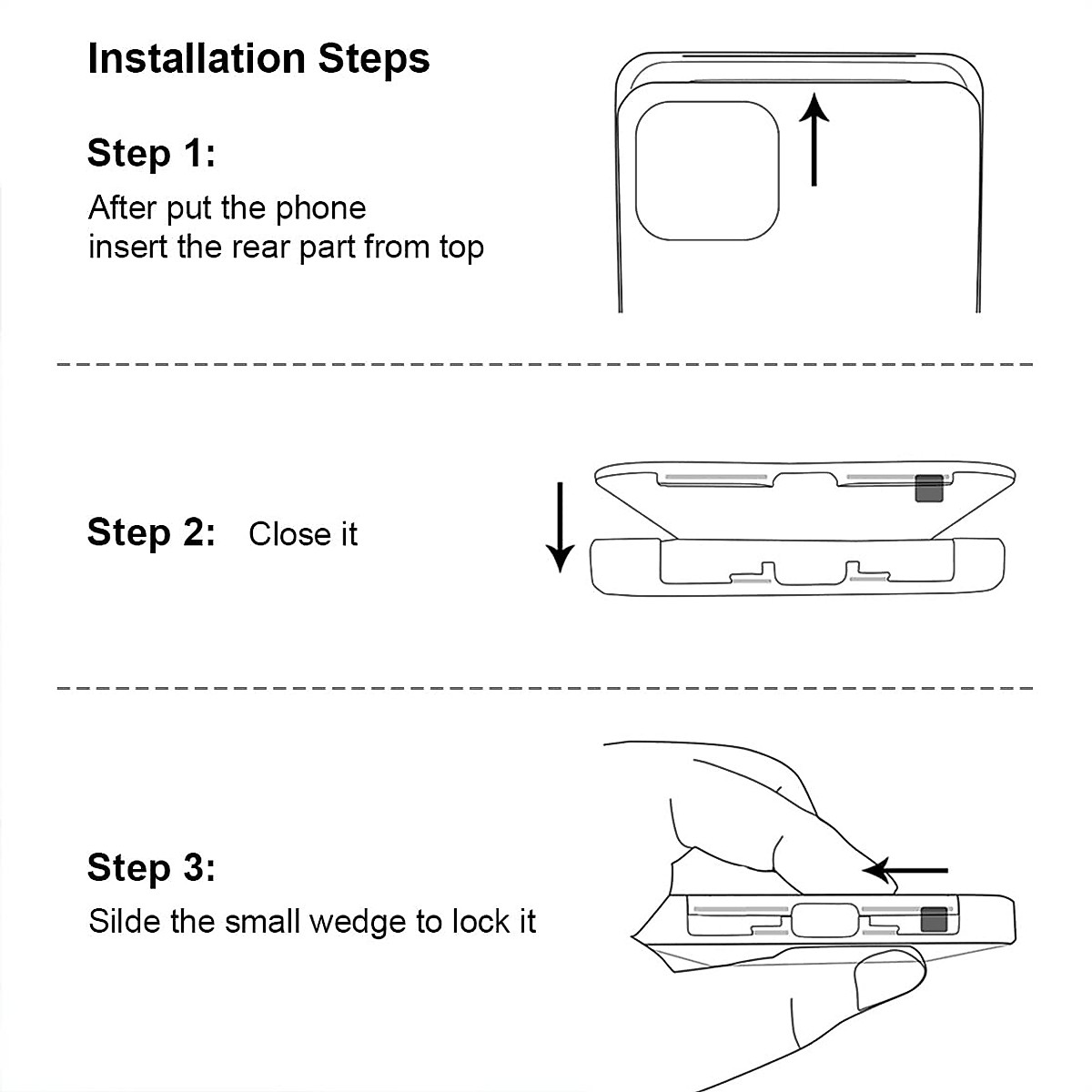 QUIETIP Case Compatible with iPhone 14 Pro Max,Magnetic Body Metal Frame Double Sided Clear Tempered Glass Shockproof with Camera Protection Cover Thin,Purple