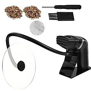 Flngr Smoke Gun for Cooking,Beer,with Apple and Cherry Wood,Food Smoker for Beginners,For Kitchen, Bar or Gift