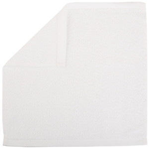 Amazon Basics Fast Drying, Extra Absorbent, Terry Cotton Washcloths - Pack of 60, White, 12 x 12-Inch