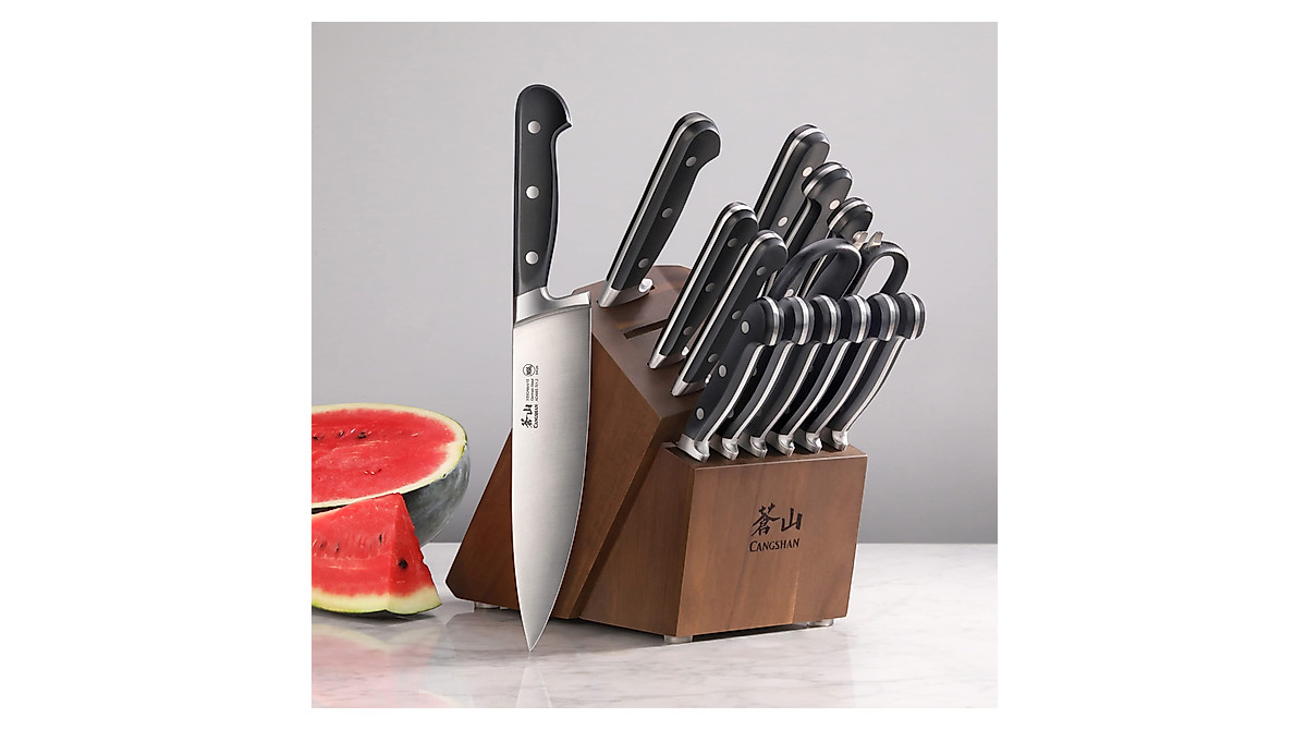 Cangshan Adams 15-Piece Knife Set - Superior German Steel