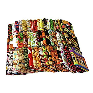 10 Fat Quarters - Food Fat Quarter Bundle Kitchen Culinary Cuisine Fruit Veggies Candy Cotton Fabrics Quality Quilters Cotton Fabrics M228.04