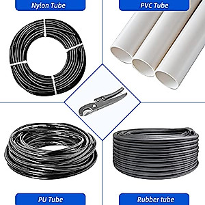 TAILONZ PNEUMATIC Single Stroke Plastic Pipe and Tubing Cutter, 1/8-inch to 1-5/8-inch