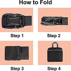 TOMULE 25L Small Hiking Backpack Travel Daypack, Water Resistant Packable Camping Bike Backpack for Women Men