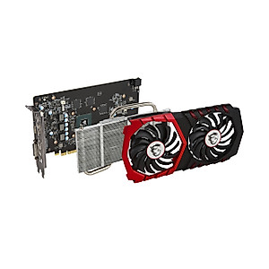 MSI GeForce GTX 1050 Ti Gaming graphics card with Twin Frozr VI cooling system
