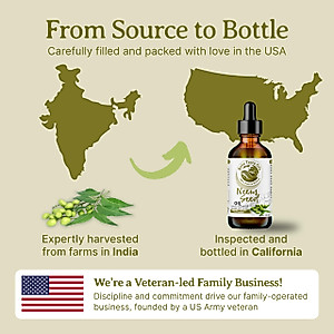 Bella Terra Oils - Organic Neem Seed Oil 4oz - Immerse in the Benefits of Organic Neem, Enriched with Amino Acids & Omega-6, Nourishing Skin Treat