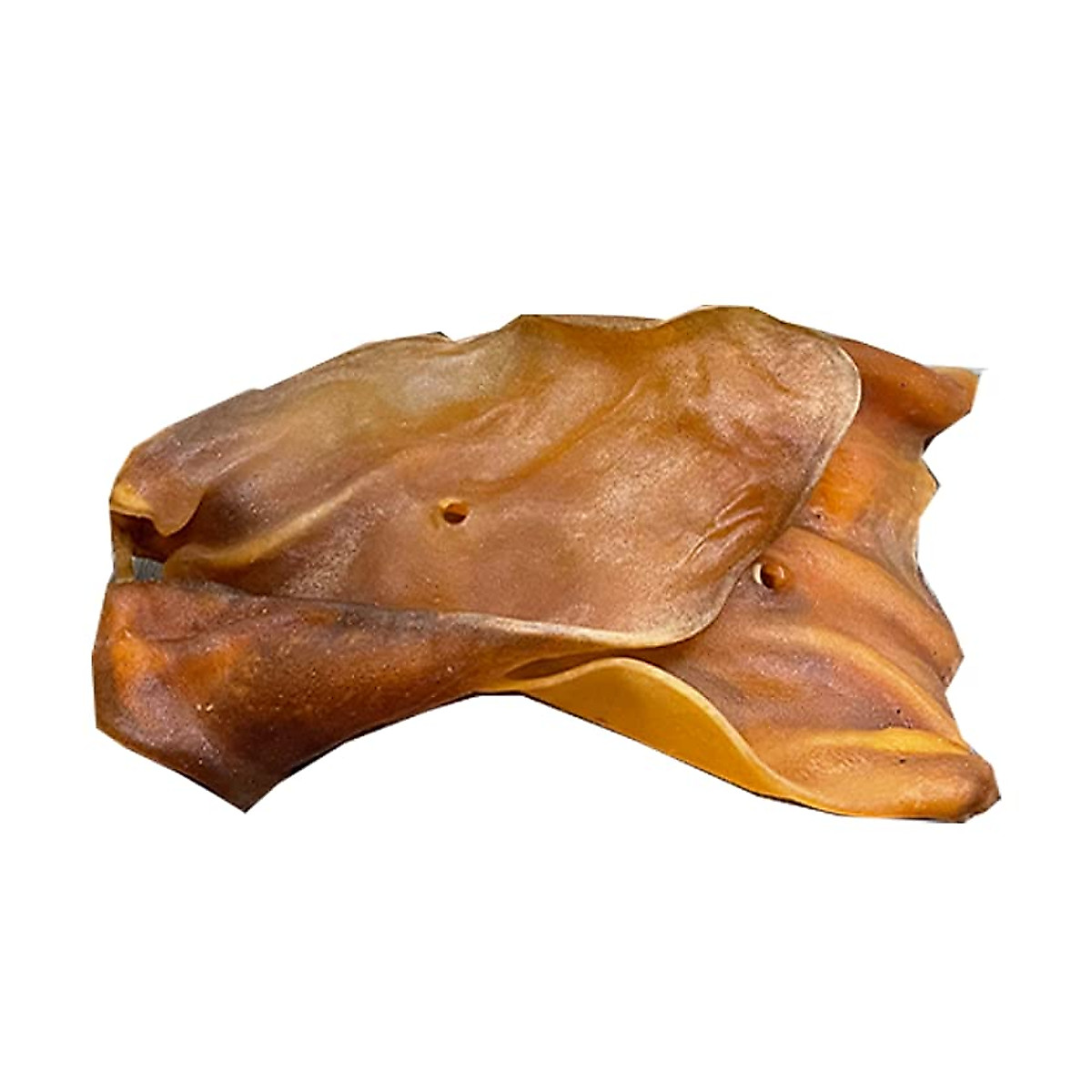 Woofley's Natural Brown Cow Ears - (20 Count) - Best Cow Ears for Dogs - Beef Buffalo No Hide Dog Chews - Natural Cow Ear Dog Chews