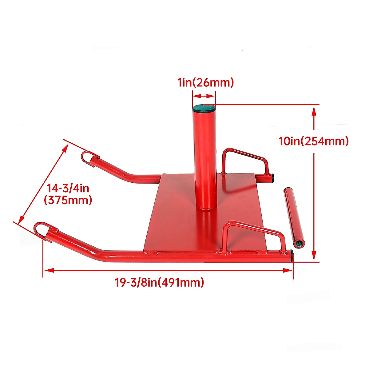 7BLACKSMITHS Power Speed Sled w/Harness&Padded Weighted Drag Sport Training Running Football Sled for Fitness Strength Training and Athletic Exercise