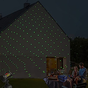 LedMAll Bluetooth Motion Full Spectrum 7 Color White Star Effects Laser Christmas Decorative Lights Remote Control