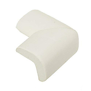 L Shape Extra Thick Furniture Table Edge Protectors Foam Baby Safety Bumper Guard 6.5 Ft. Furniture Edge Bumper Guard. Baby Proofing Edge (Ivory white)