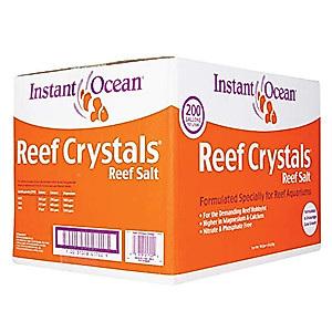 Instant Ocean-Aquarium Systems 200 Gallon Reef Crystals Sea Salt (Box)