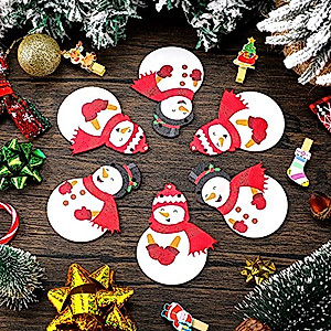 Christmas Wooden Snowman Bunting Banner Xmas Snowman Garland Christmas Hanging Snowman Banner 6.56 ft Xmas Party Decorations for Christmas Festive Holiday Home office Winter Photo Props Decoration