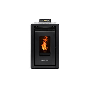 Generic Comfortbilt Small Mini Pellet Stove HP 40 1,500 ft² 25 LB Hopper Apline Series, Black