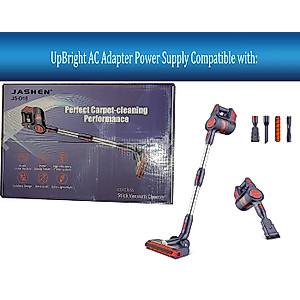 UpBright AC/DC Adapter Compatible with JASHEN D18 JS-D18 JS-AV01C01 6INR19/66 21.6V Lithium-ion Battery BP01-6S1P-01 3-in-1 250W Carpet-Cleaning Cordless Stick Vacuum D18_A JSD18 Power Supply Charger