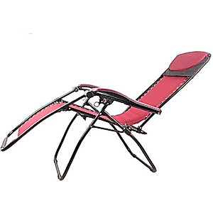 XZGDEN Lightweight Sun Lounger Recliner Reclining Steel Frame Garden Beach Terrace Balcony