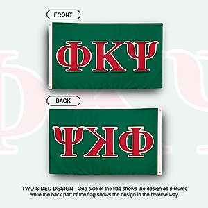 Desert Cactus Phi Kappa Psi Flag letter Fraternity Greek Banner Large 3x5 feet Sign Decor Phi Psi