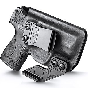 IWB Kydex Holsters Compatible with Smith and Wesson M&P Shield 9mm/.40, Inside Waistband Concealed Carry S&W Shield IWB Holster, Adj. Retention, RH