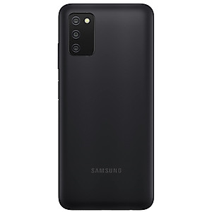 Samsung Galaxy A03S 4G LTE (NOT 5G) 6.5" HD+ Triple Camera 5000mAh Battery, Dual Sim GSM Unlocked Global 4G Volte (NOT VERIZON/Boost) International Model A037M/DS (Black, 32GB)