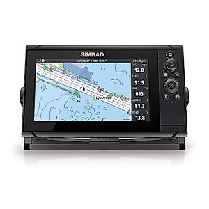 Simrad Cruise 9-9-inch GPS Chartplotter with 83/200 Transducer, Preloaded C-MAP US Coastal Maps