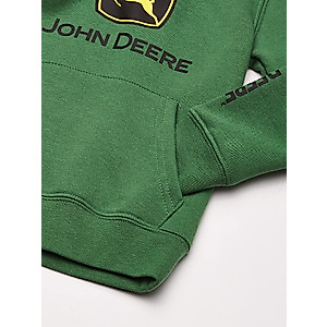 John Deere boys Trademark Fleece Green Child Hoodie Hooded Sweatshirt, Green, 6-7 Years US
