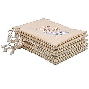 JOYIN 28 Valentine Drawstrings Canvas Bags with 3 Pens, 4x5.75 Inch Drawstring Pouch Candy Gift Linen Pockets for Kids Party Favor, Classroom Exchange Prizes