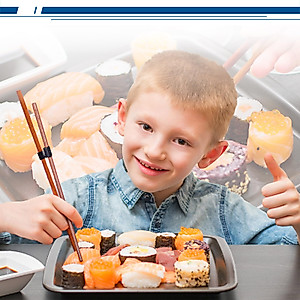 Tioncy 1000 Pcs Reusable Chopstick Helper Bulk for Kids Plastic Training Chopstick Hinges Connector Practice Chinese Chopstick Helper Black Chopstick Trainer for Adults, Beginner, Trainers Learner