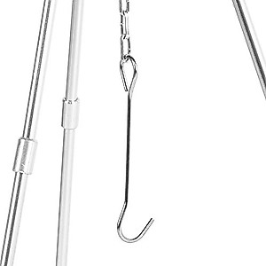 CHICIRIS Pot Tripod, Detachable Camping Tripod, for Outdoor Backyard