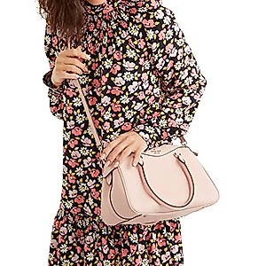 Kate Spade New York Mimi Pebbled Leather Satchel (Rose Smoke)