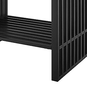 Modway Gridiron 30" Stainless Steel Bathroom Vanity, 30 Inch, Black