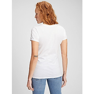 GAP Womens 2-Pack Crewneck Favorite Tee T-Shirt, True Black, Medium US