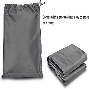 BFYCHYC 3 Seater Outdoor Patio Swing Cover A Frame Outdoor Swing Chair Cover Hammock Glider Cover Durable 420D Waterproof Dustproof Windproof UV Resistant All Weather Protector 87x67x49 Inch