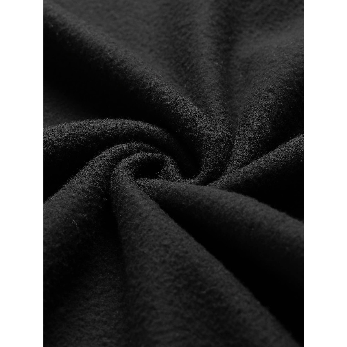 GORGLITTER Men's Letter Graphic Print Sweatshirt Crewneck Long Sleeve Thermal Pullover Tops Black X-Large