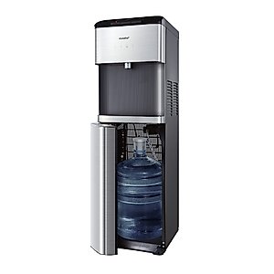 Comfee Ozone Self-Cleaning Bottom Loading Water Cooler, Quick Cooling Water Dispenser with 3 Temperature Settings, Safety Child Lock, Stainless Steel