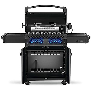 Napoleon PHANTOM Prestige 500 BBQ Grill, Matte Black, Natural Gas - P500RSIBNMK-3-PHM Premium Barbecue Gas Cart