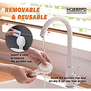 HQEBRPD Shower Caddy Suction Cup, shower organizer Reusable shower shelves No-Drilling adhesive Shower Basket Storage for Bathroom Shower Suction Caddy for Bathing supplies Gel,plastic