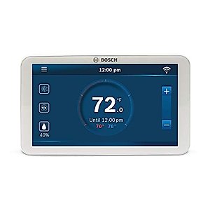 Bosch BCC100 Connected Control Smart Phone Wi-Fi Thermostat - Works with Alexa - Touch Screen