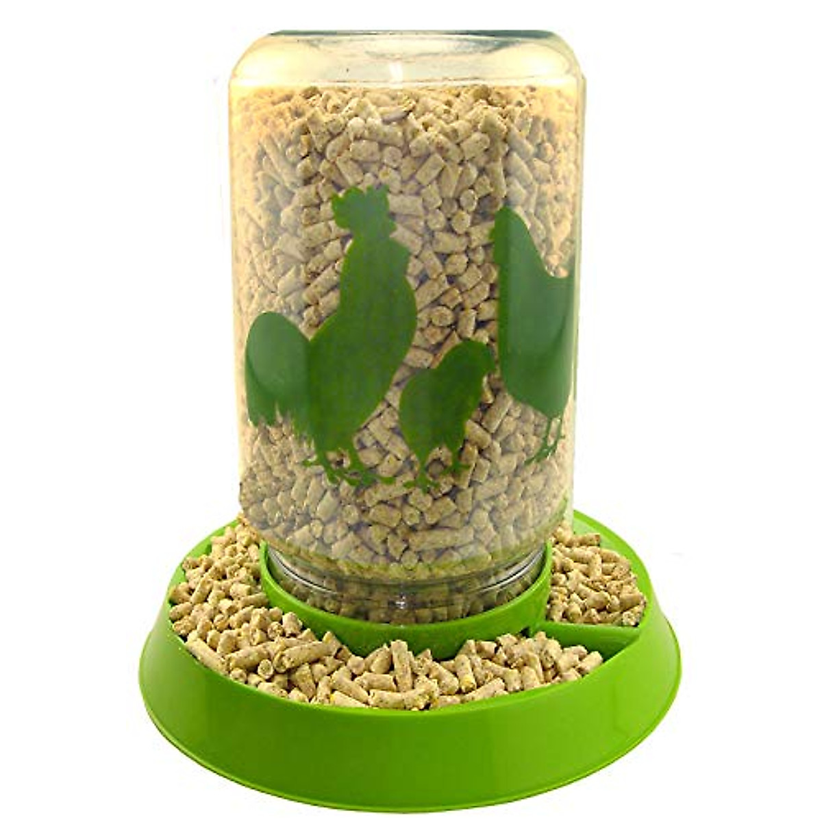 Lixit Reversible Waterers and Feeders for Chickens and Wild Birds (128 Ounce (Pack of 2))