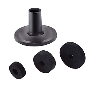 (21 Pieces) Cymbal Replacement Accessories, Cymbal Felts Hi-Hat Clutch Felt Hi Hat Cup, Felt Cymbal Sleeves with Base Wing Nuts, Washer, Sleeves and Base Wing Nuts Replacement for Drum Set
