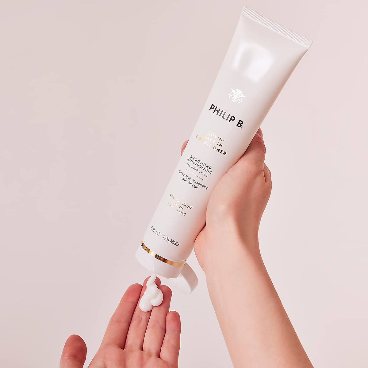 PHILIP B Lovin' Leave-In Conditioner 6 oz. (178 ml) | Light Moisturizing Styling Crème, Tame Frizz and Flyaways