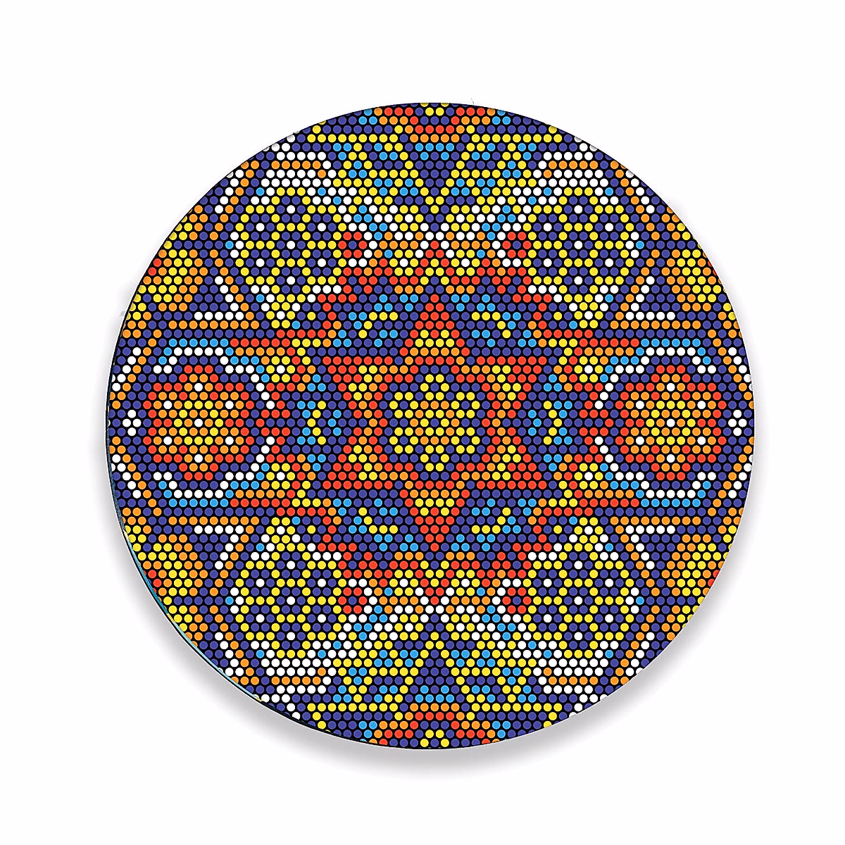 HASTA LA RAIZ | Mexican Handmade Cheese Board covered with resin. Ideal for Charcuterie Platter & Serving Tray. Model: Huichol Star.