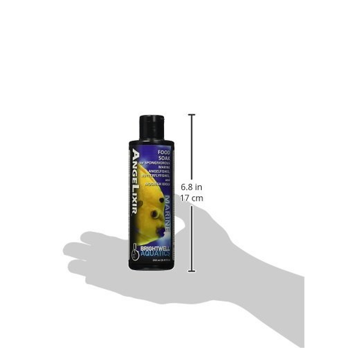 Brightwell Aquatics Angelixir - Free-Form Amino Acid Food Soak for Spongivorous Marine Fishes, 250ml