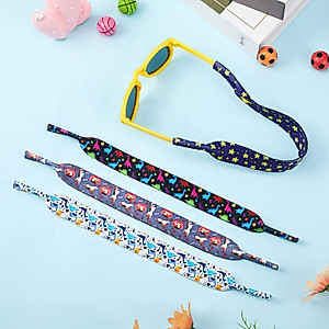 Weewooday 4 Pieces Kids Eyeglass Strap Glasses Holder Sunglasses Lanyard Retainer