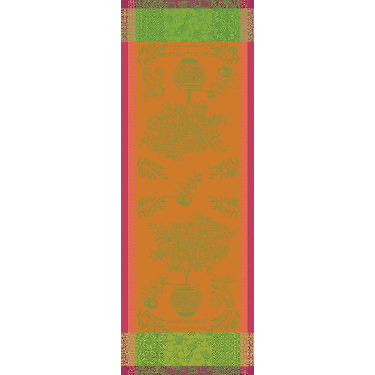 Garnier Thiebaut Mandarinier Pot Orange Kitchen Towel, 22"x30"