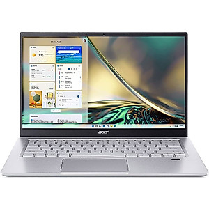 Acer 2023 Newest Swift 3 Intel Evo Thin & Light Laptop, 14" FHD Display, Intel Core i7-1165G7, 8GB LPDDR4X, 512GB SSD, Intel Iris Xe Graphics, Fingerprint Reader, Windows 11, Sparkly Siliver