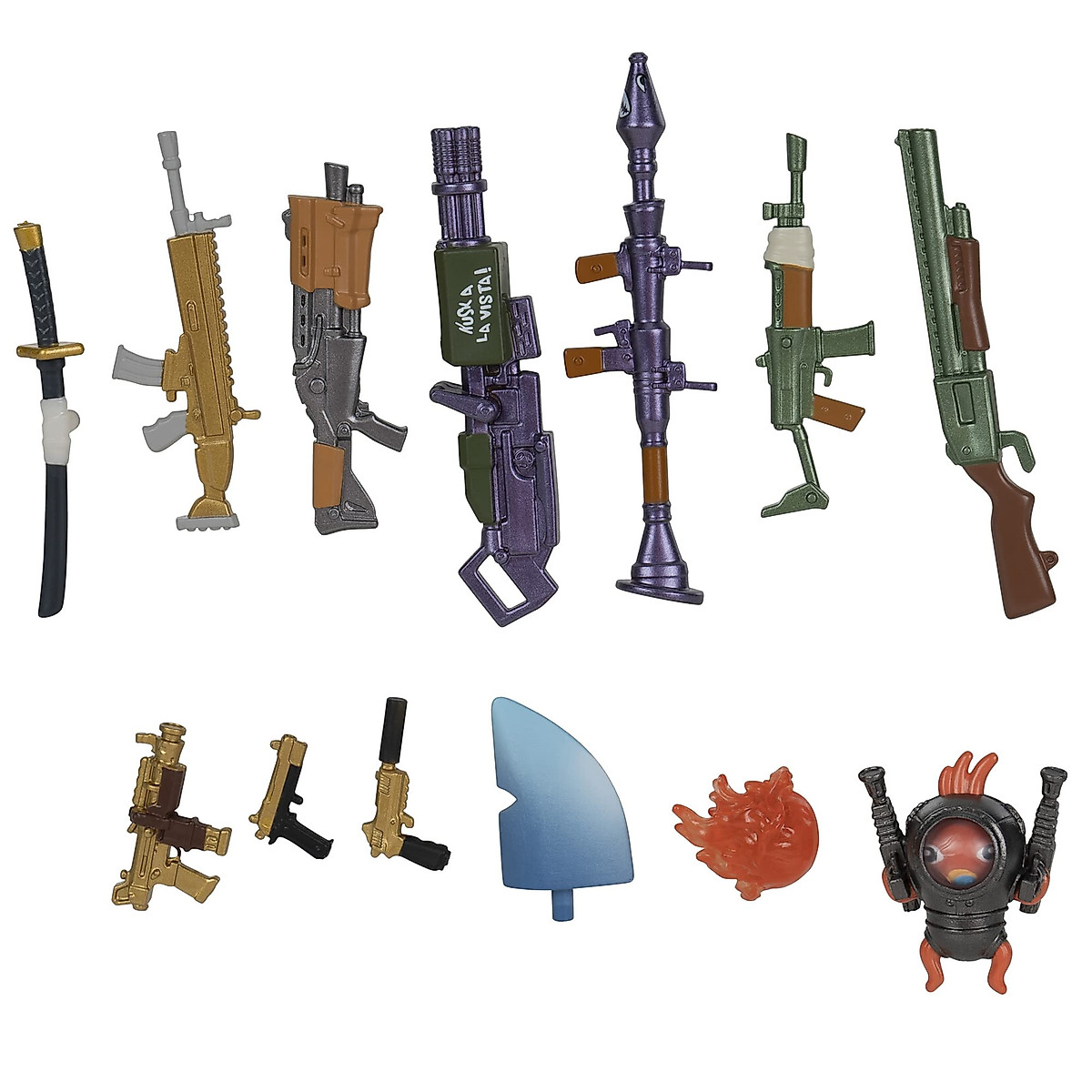 Fortnite Supply Llama, Includes Highly-Detailed and Articulated 4-inch Contract Giller Figure, 9 Weapons, 4 Back Bling. More Outfits Dropping Soon